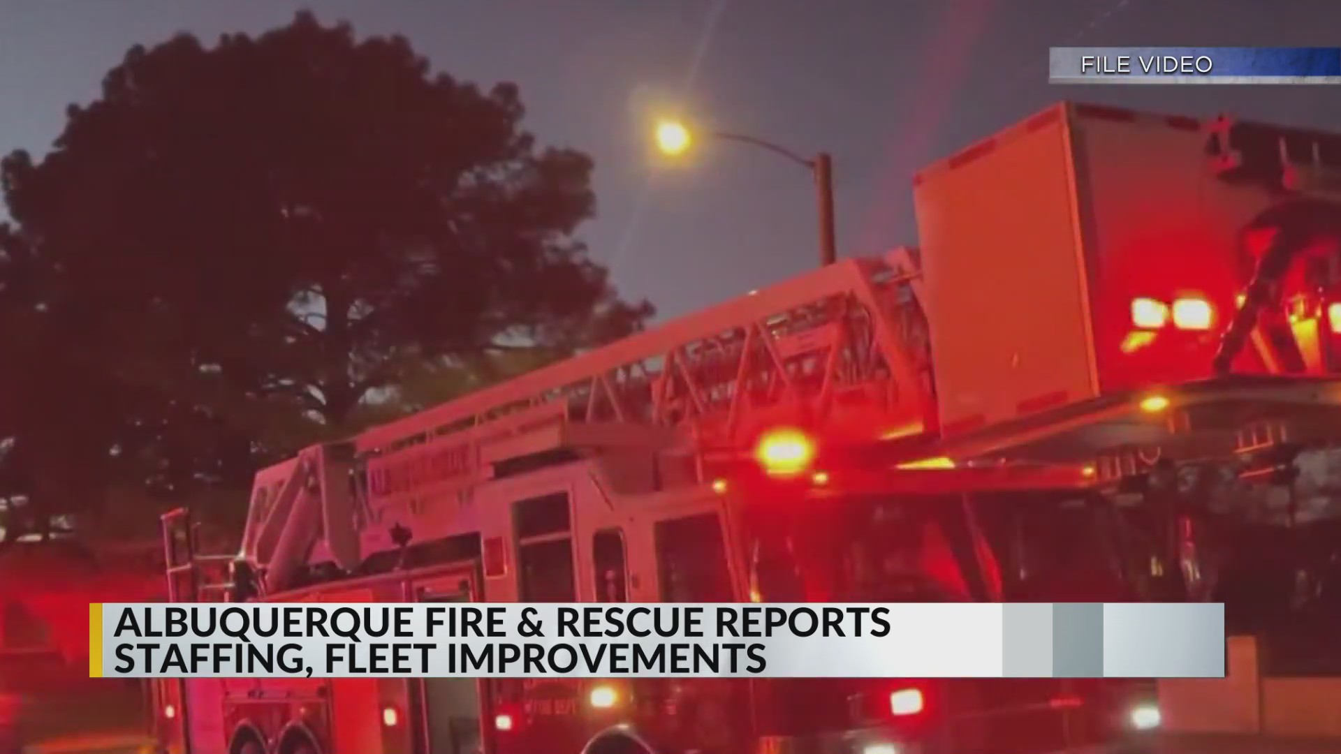 Albuquerque Fire Rescue seeing improvement in staffing and fleet ...