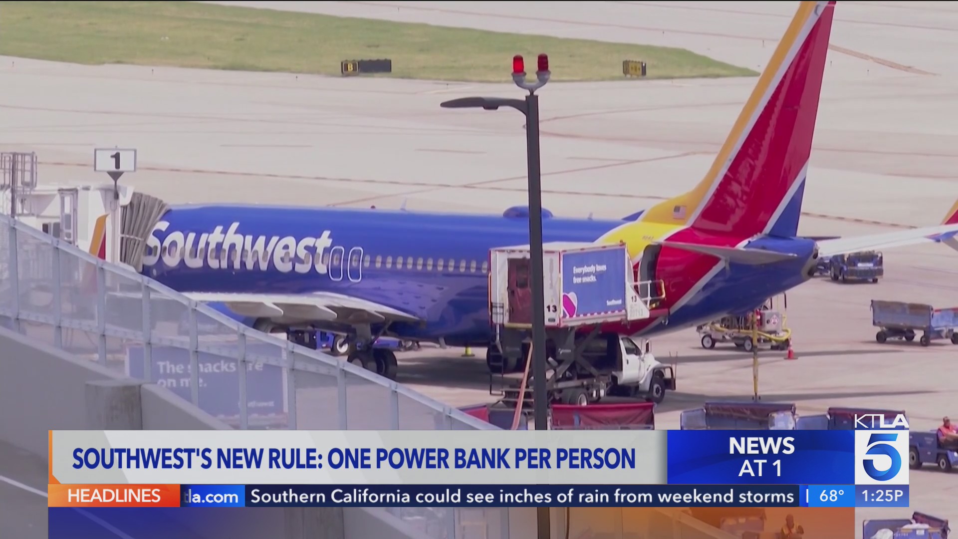 Southwest Airlines announces new limit on portable chargers – WRBL