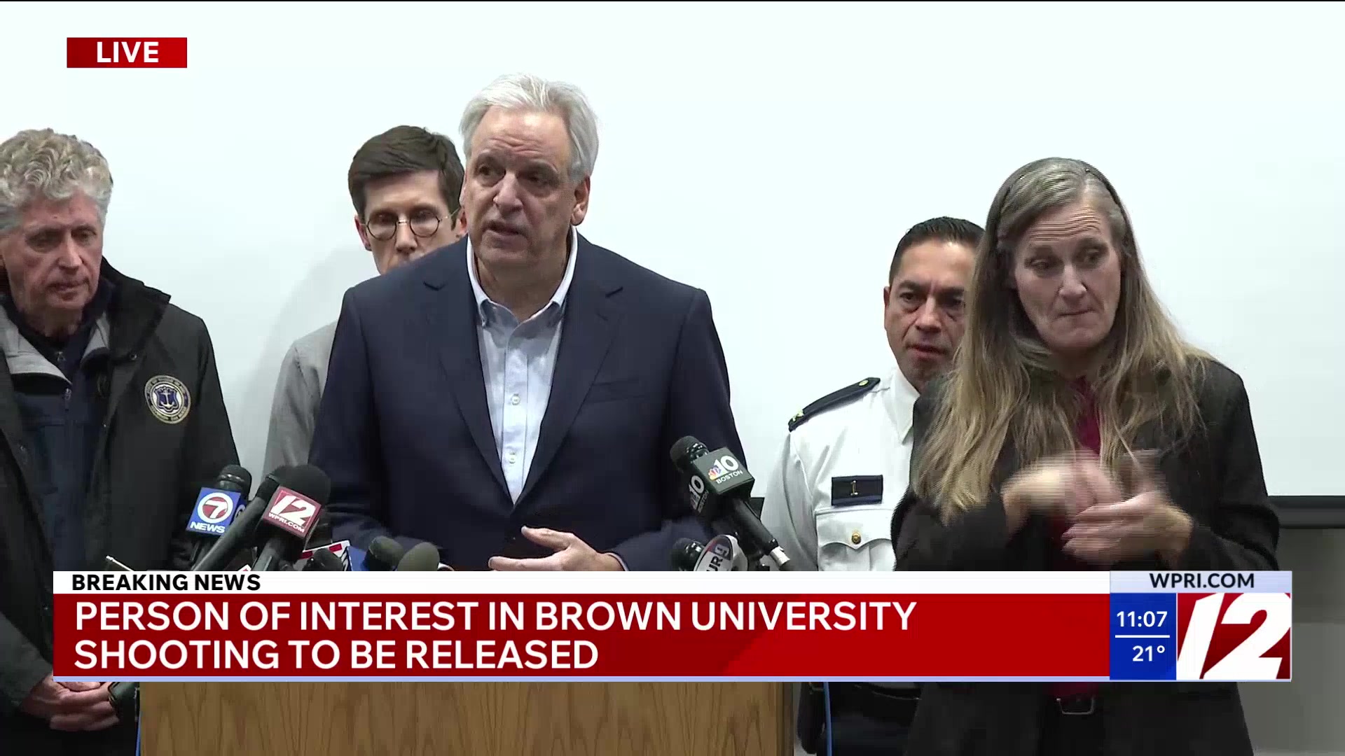 Rhode Island AG Peter Neronha on the person of interest’s name being ...