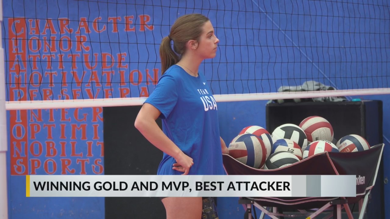 Cami Wood MVP, Best Attacker and wins Gold with Team USA Sitting ...
