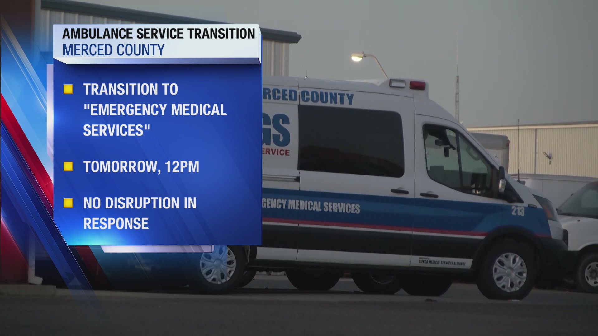 New ambulance service for Merced County starts this week – CBS47 and ...