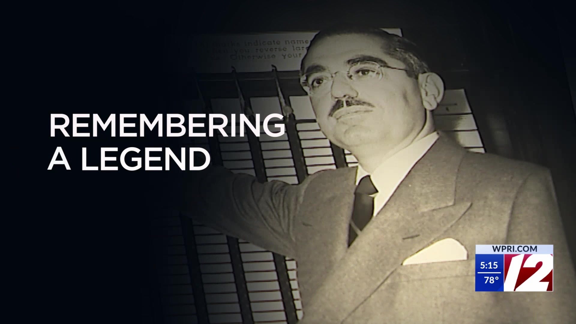 80 years after historic inauguration, RI legend John Pastore lives on ...