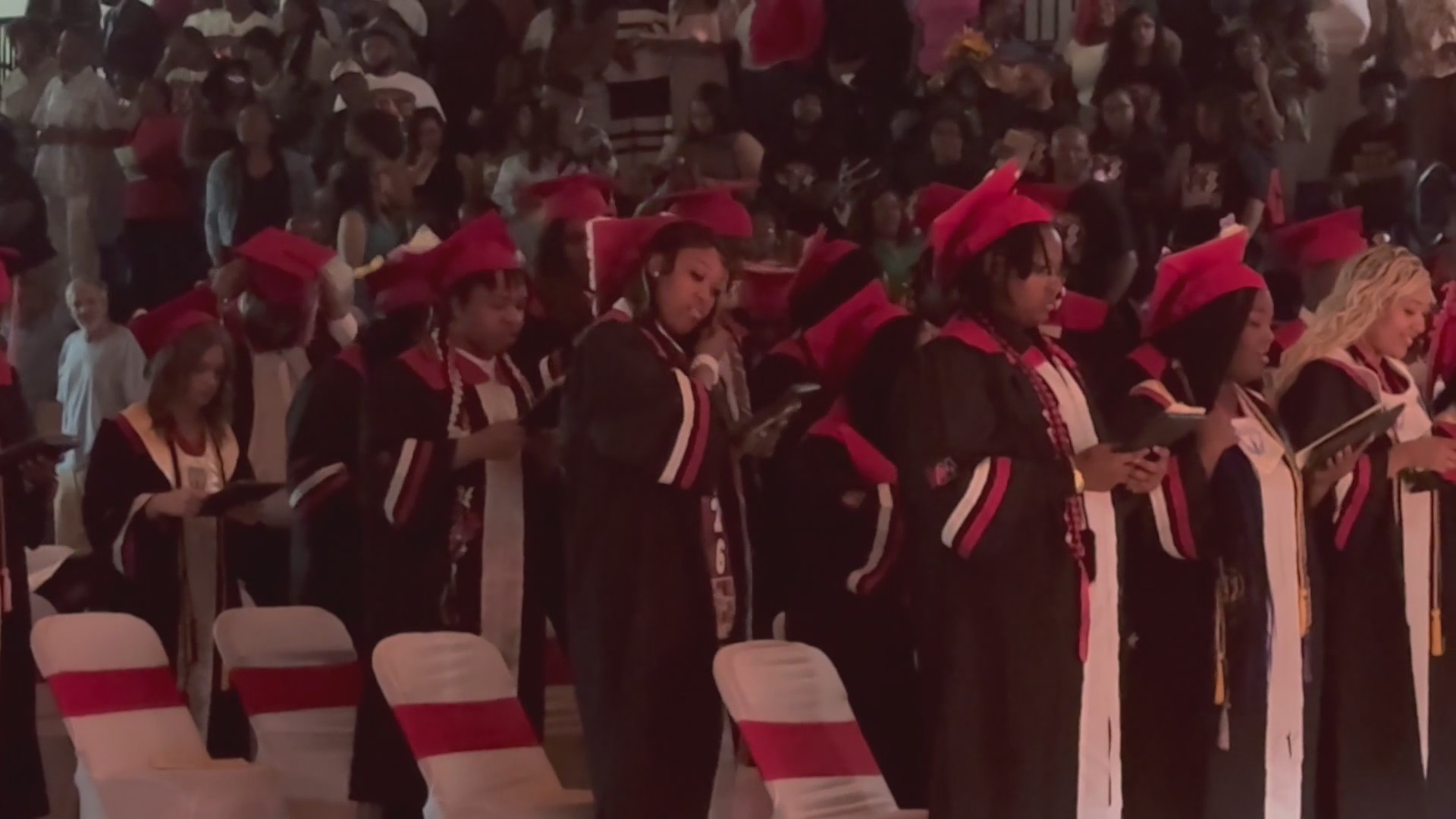 McCormick grads celebrate at Emerald High School after fire damages gym ...