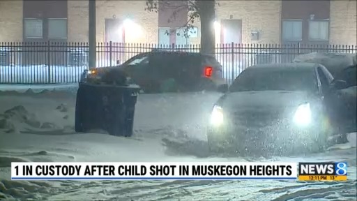Police: 1 in custody after child shot in Muskegon Heights – WOODTV.com