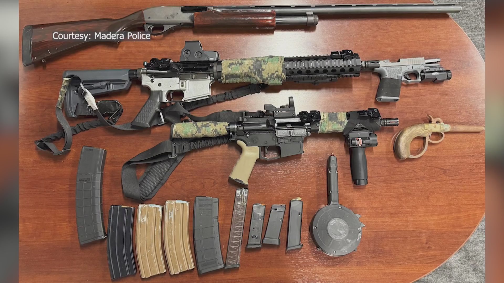 Multiple firearms found at Madera home, man arrested, police say ...