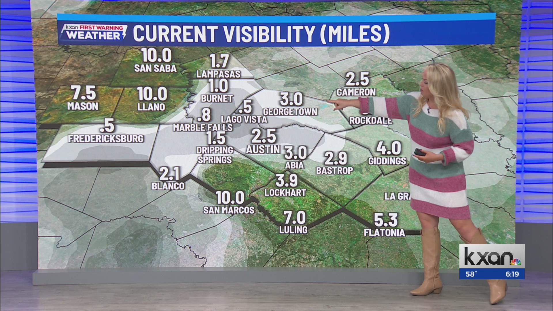 Wet weather moving out, big warm up moving in | Dec 17 forecast – KXAN ...