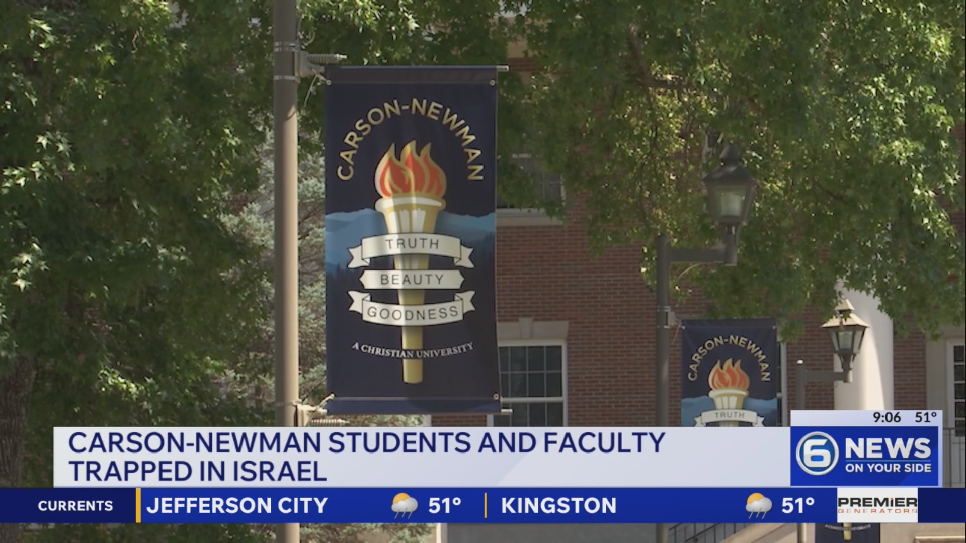 Carson-Newman students, faculty stuck in Israel as flights cancelled ...