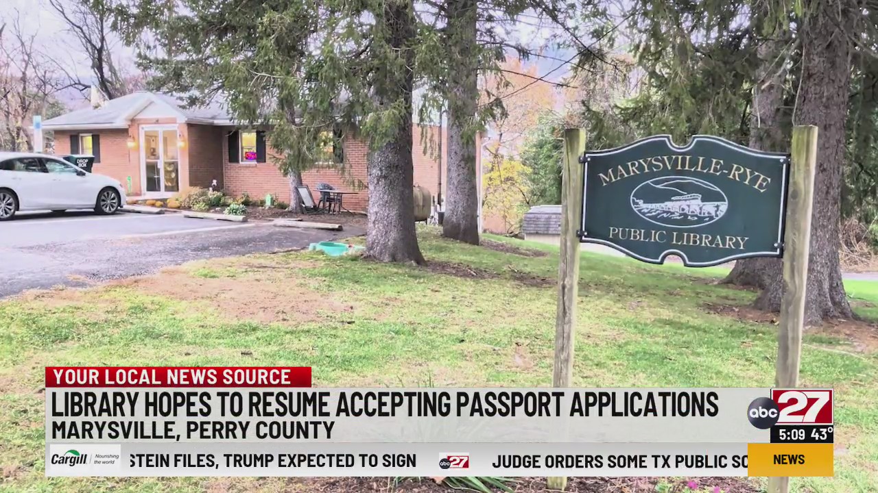 State Department cuts off Perry County library’s passport service – ABC27