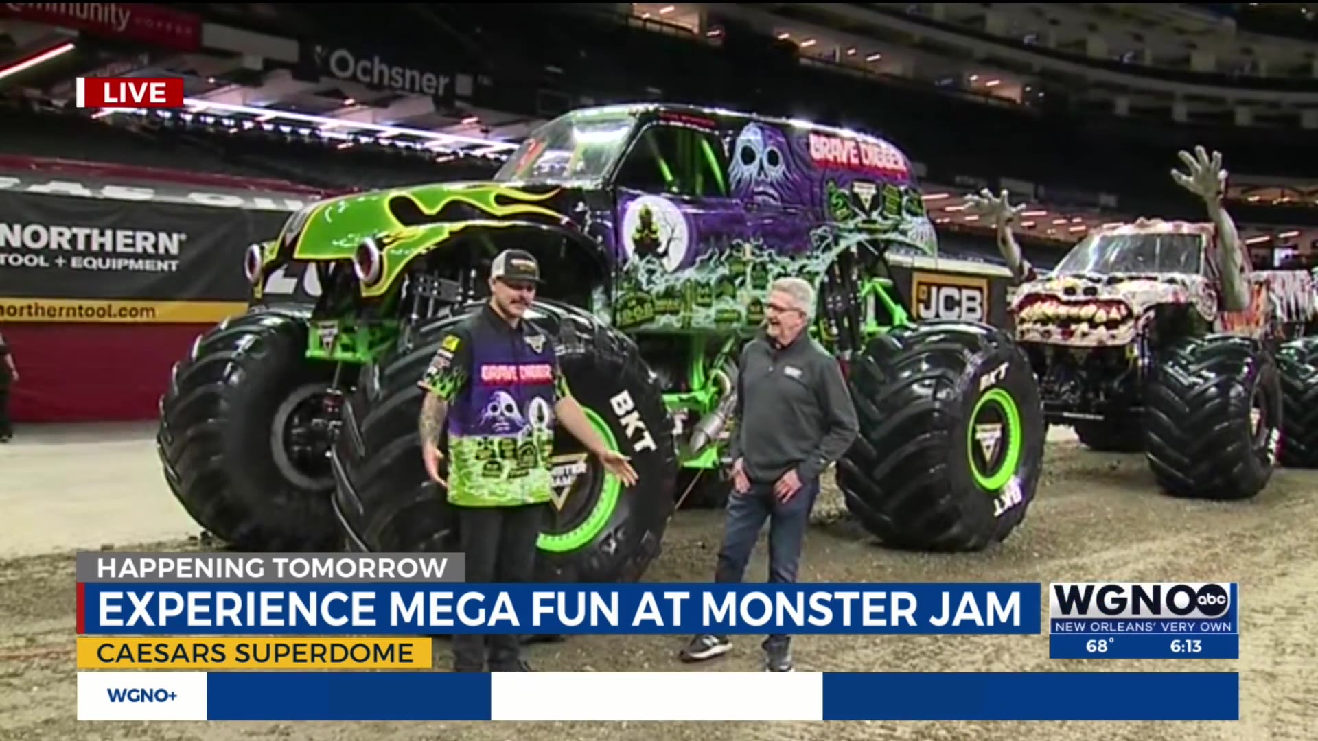 Monster Jam roars & rolls through the Superdome Saturday – WGNO