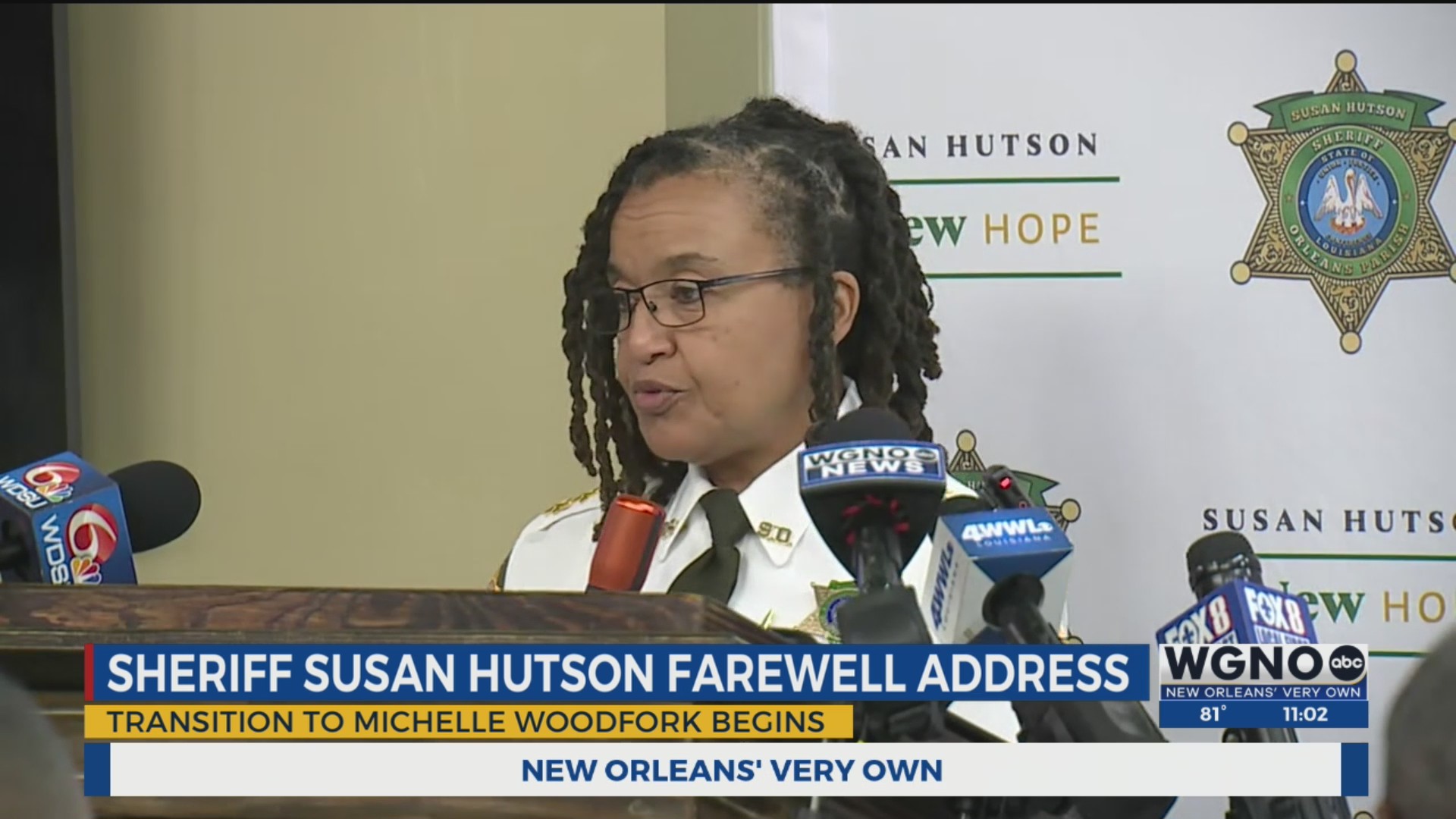 OPSO Sheriff Susan Hutson delivers farewell speech as her term comes to ...