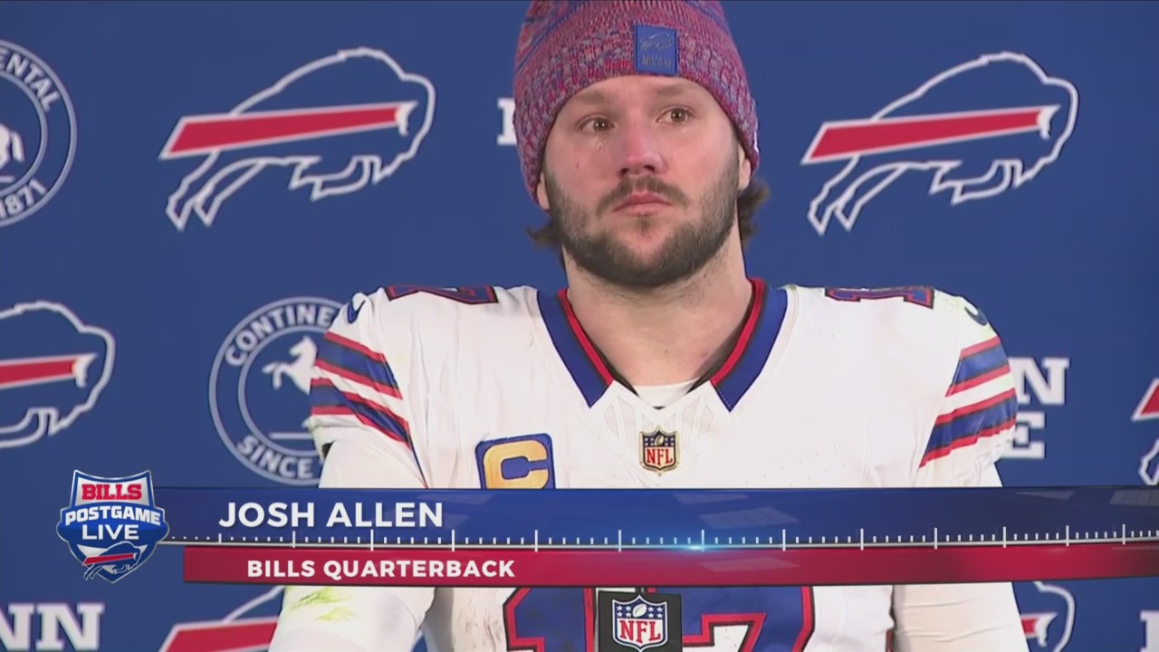 Josh Allen in tears during post game news conference – RochesterFirst