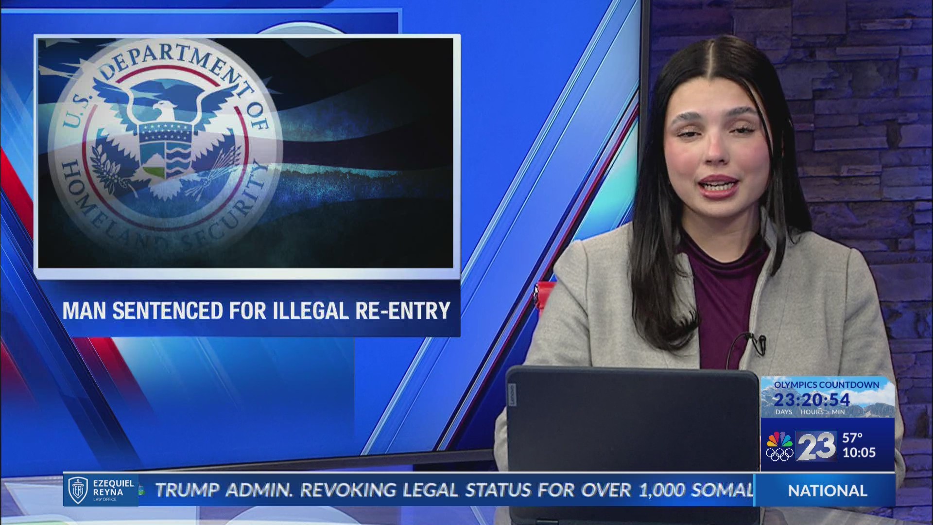 Man Sentenced for Illegal Re-Entry – KVEO-TV