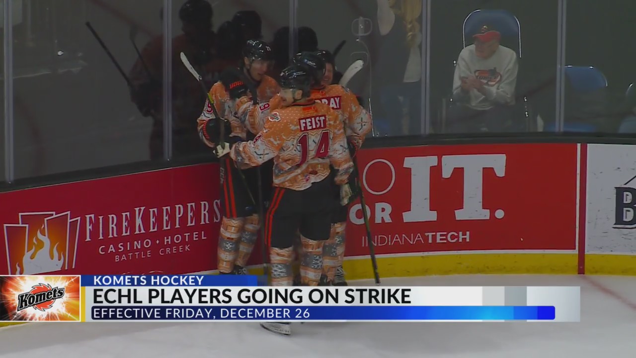 Komets, ECHL players going on strike starting December 26 – WANE 15
