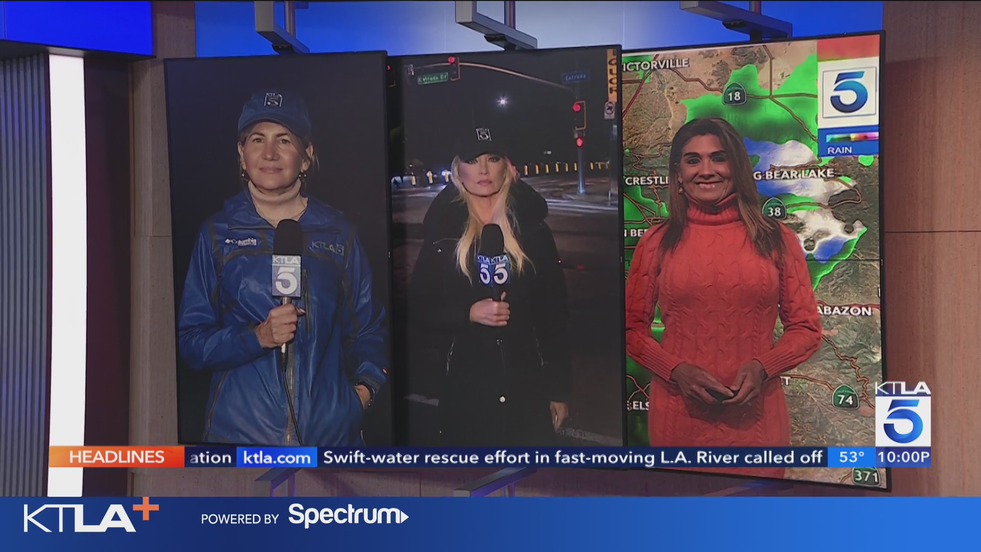 KTLA 5 News Team Coverage: Rain intensifies in Southern California – KTLA