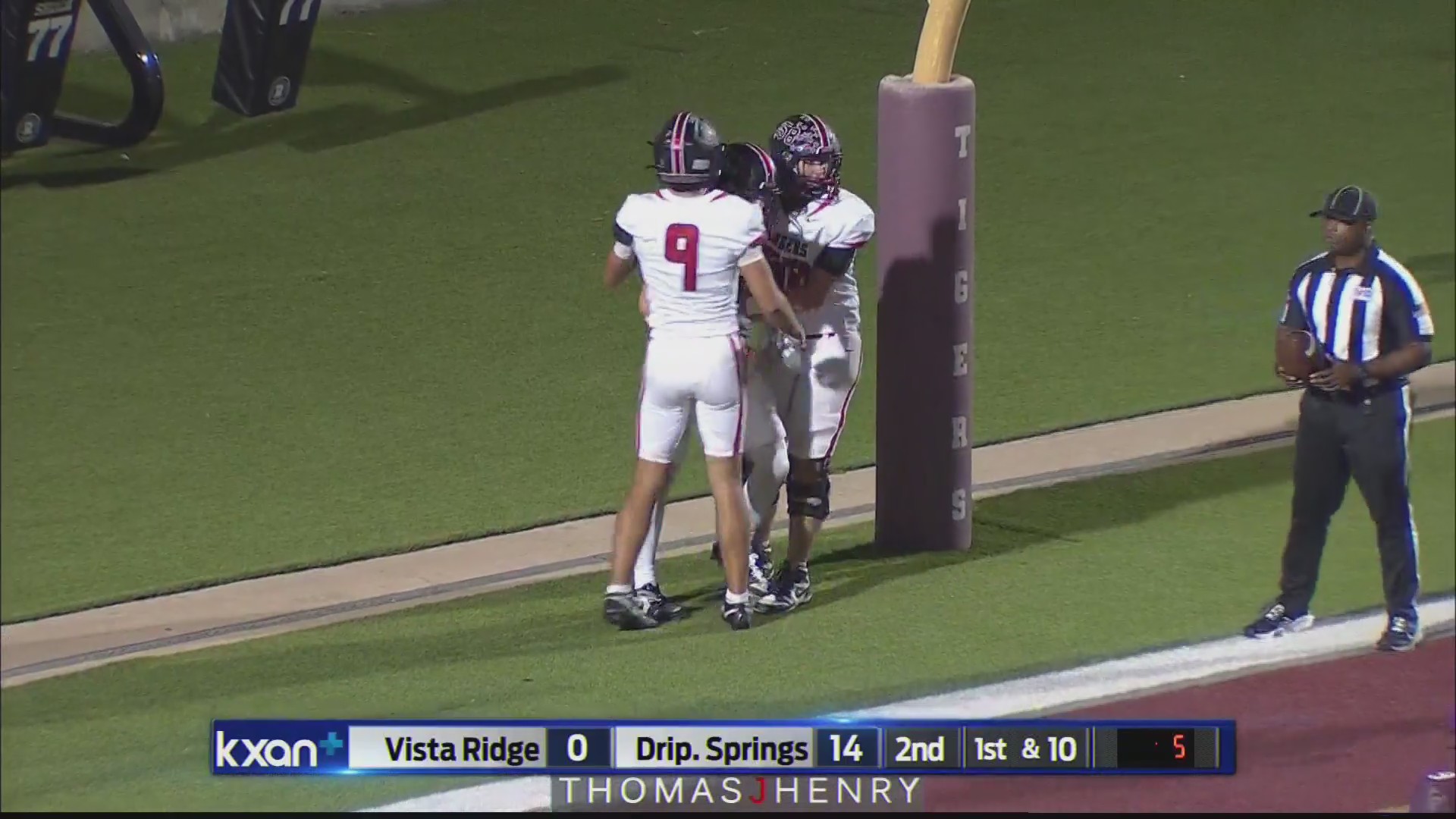Vista Ridge TD: Cameron Lacek to Will Johnson 14-yard pass – KXAN Austin
