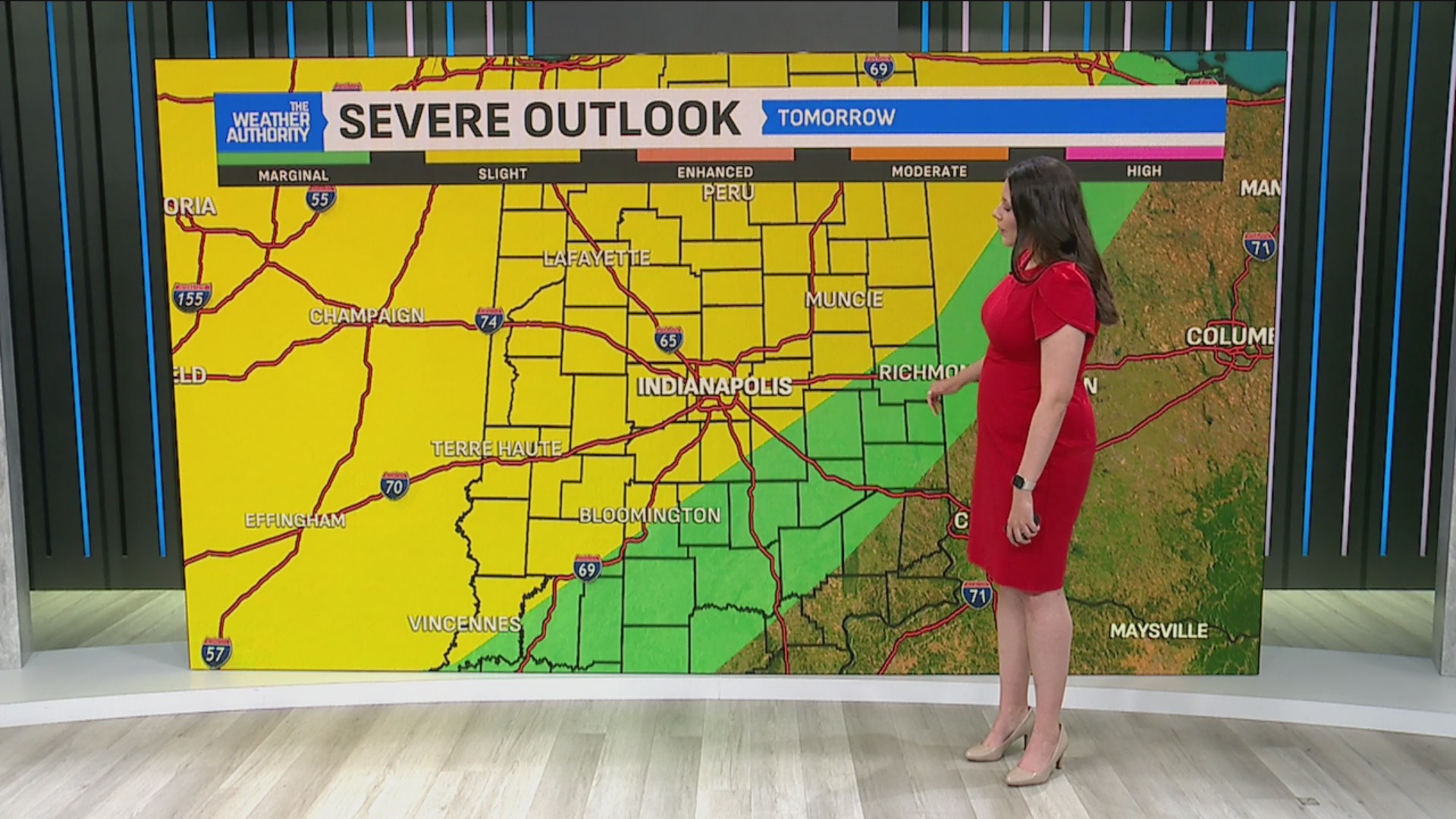 Strong, severe storms possible in central Indiana Monday – Fox 59