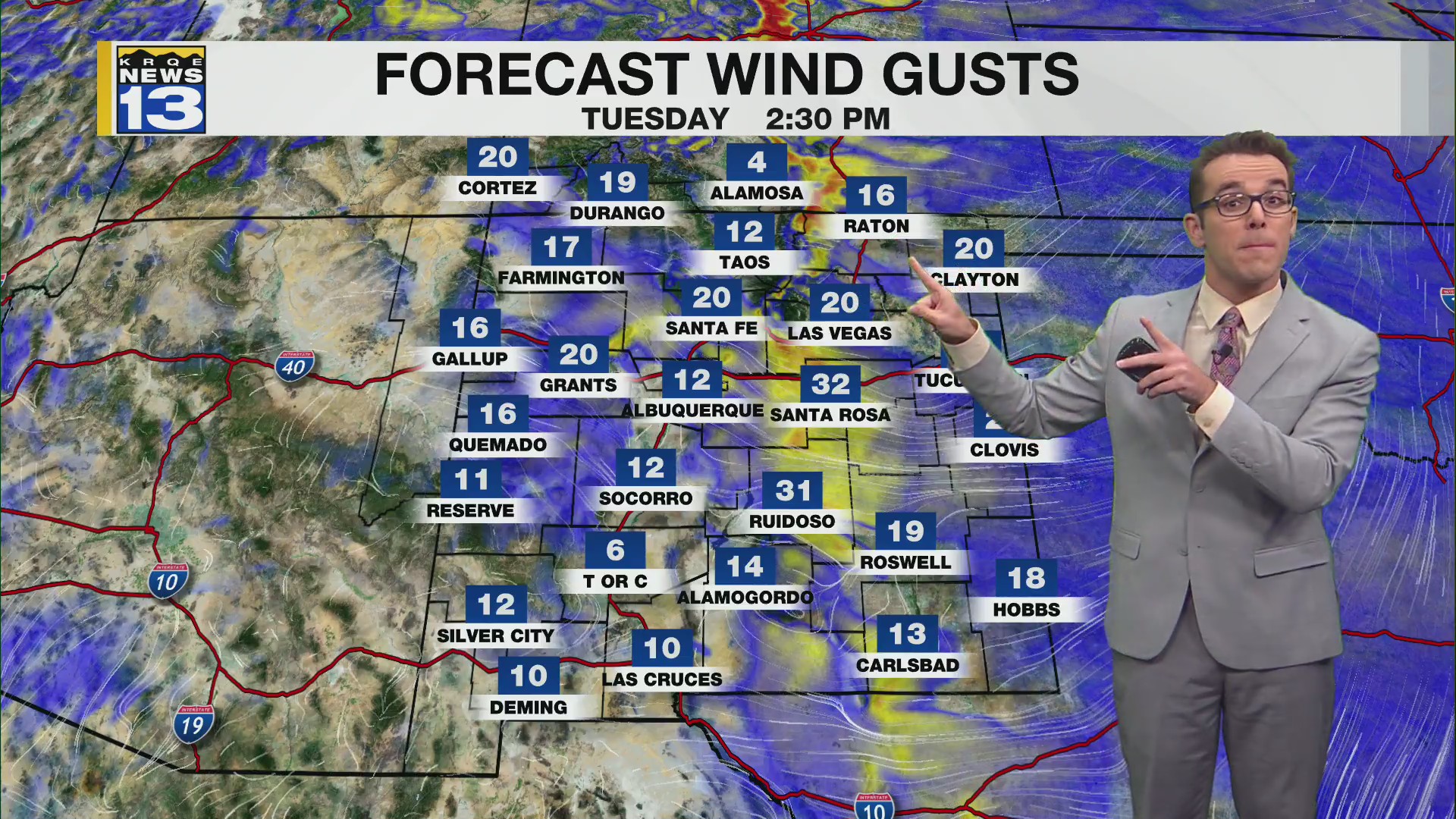 Mild & some gusts as thin clouds pass through – KRQE NEWS 13 – Breaking ...