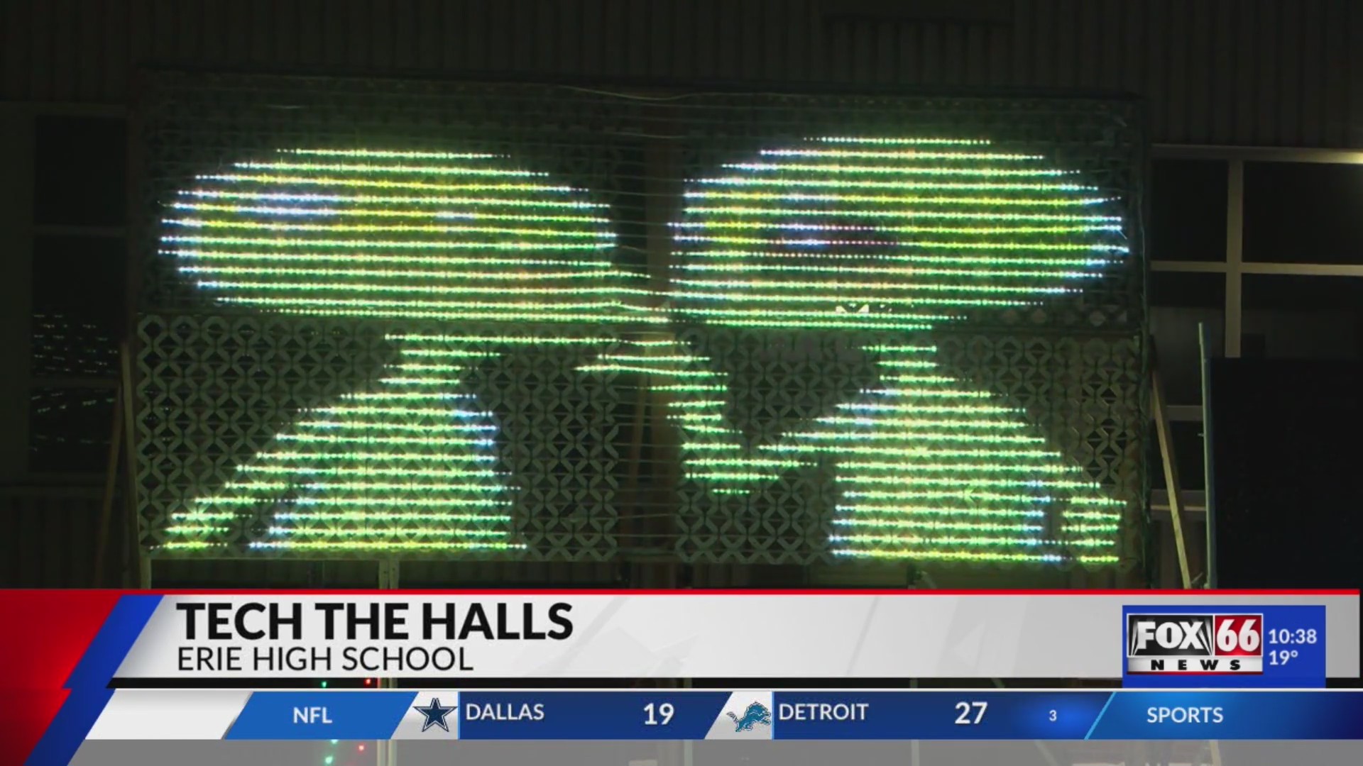 Erie High School’s ‘Tech the Halls’ display showcases an out of this ...