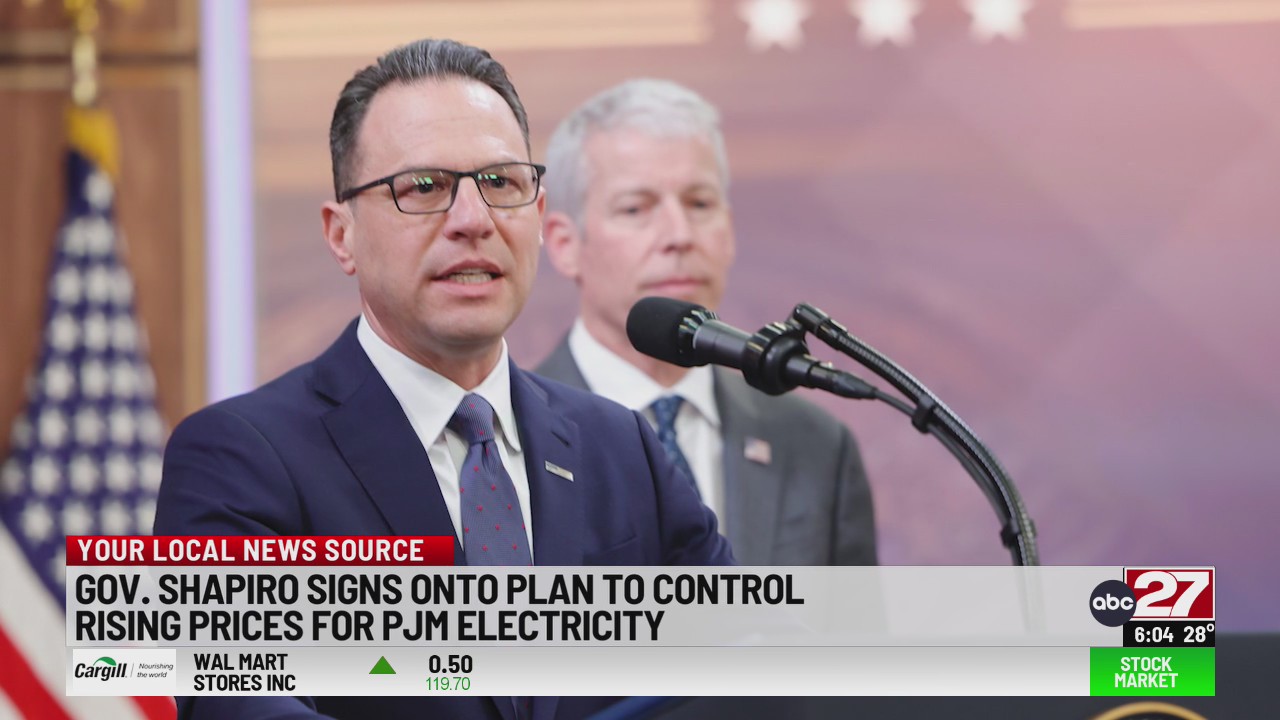 Shapiro signs onto plan to control rising prices for PJM electricity ...