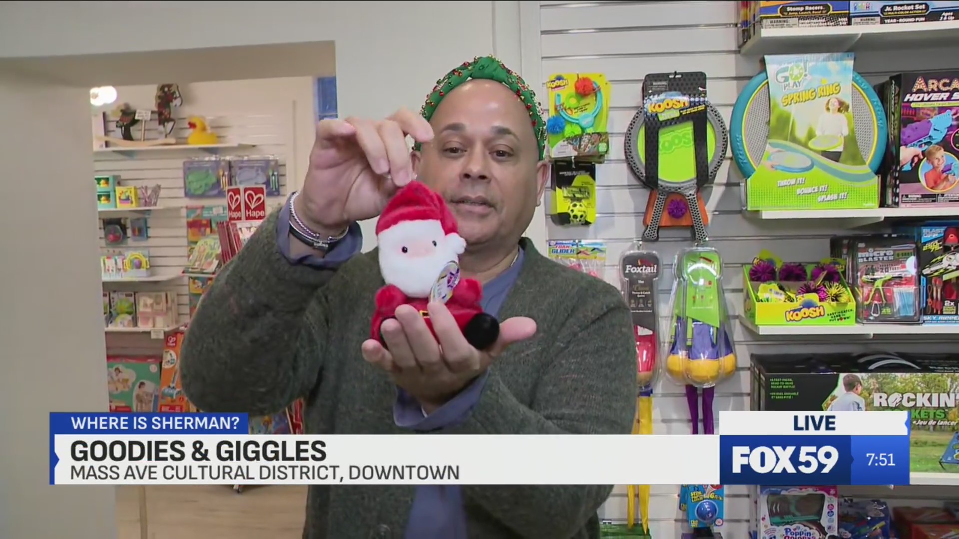 Where is Sherman? Goodies & Giggles – Fox 59