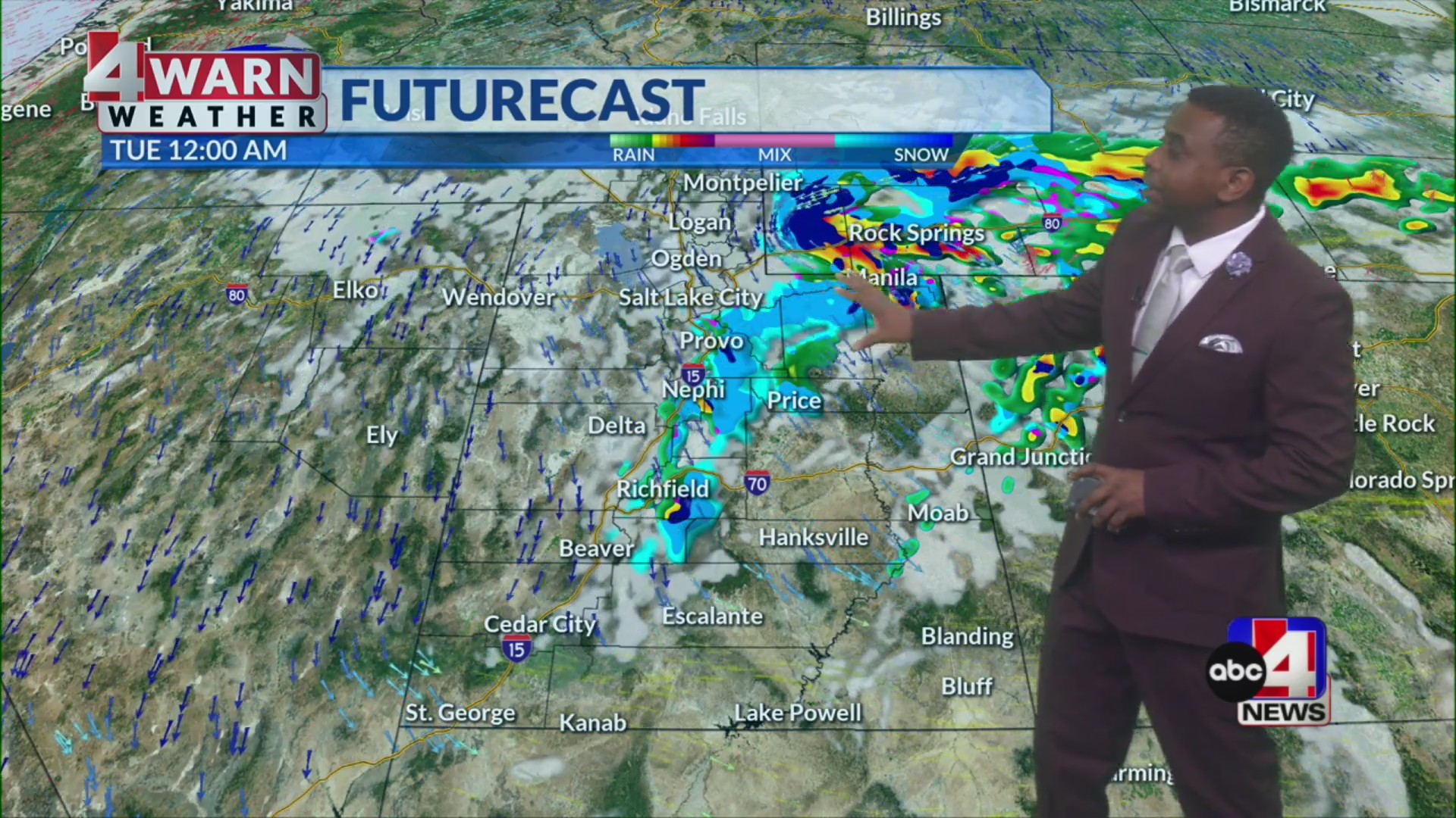 Valley rain and mountain snow to start out active weather week ahead ...