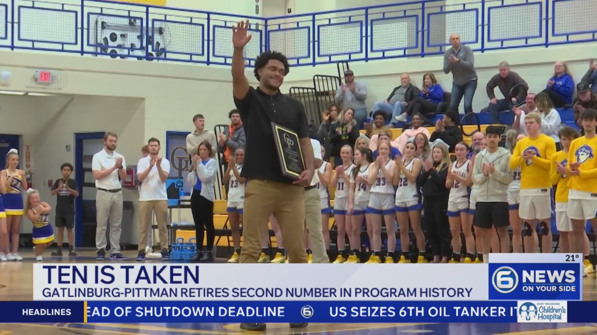 Gatinburg-Pittman boys basketball retires first jersey since the 1960s ...