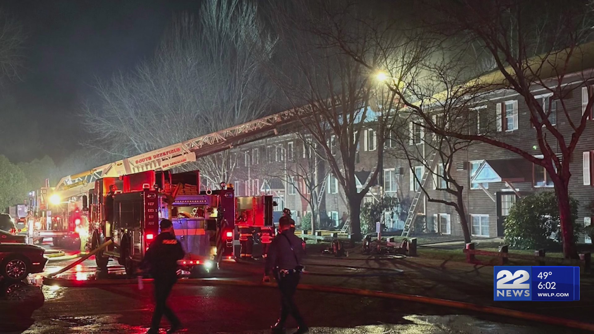 Fire at Sugarloaf Estates closes Route 47 in Sunderland – WWLP