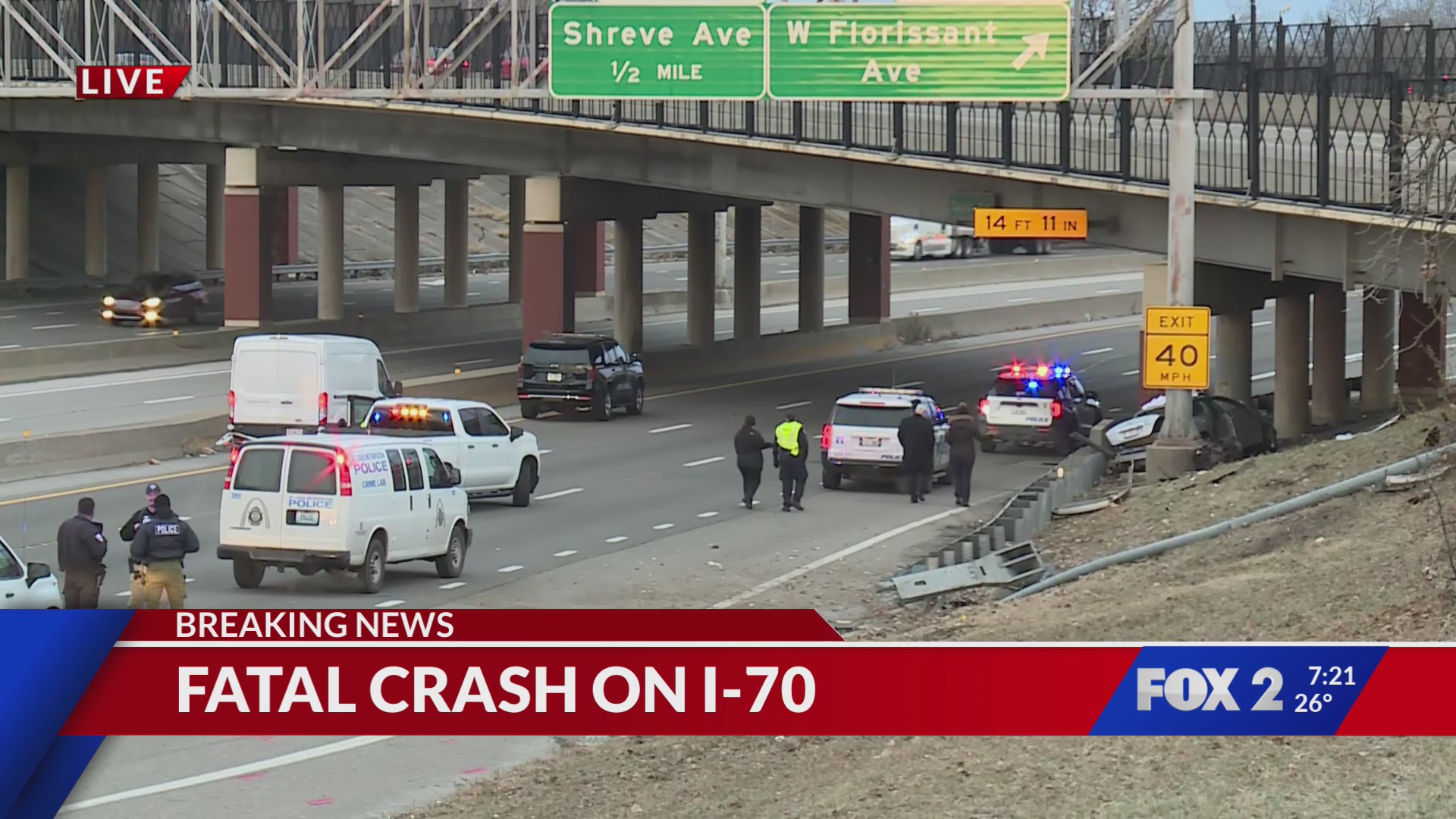 Police chase ends in fatal crash on I-70 in St. Louis – FOX 2