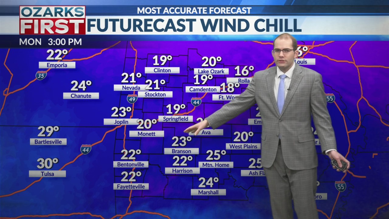 Bitter cold Monday, becoming mild again soon – KOLR – OzarksFirst.com