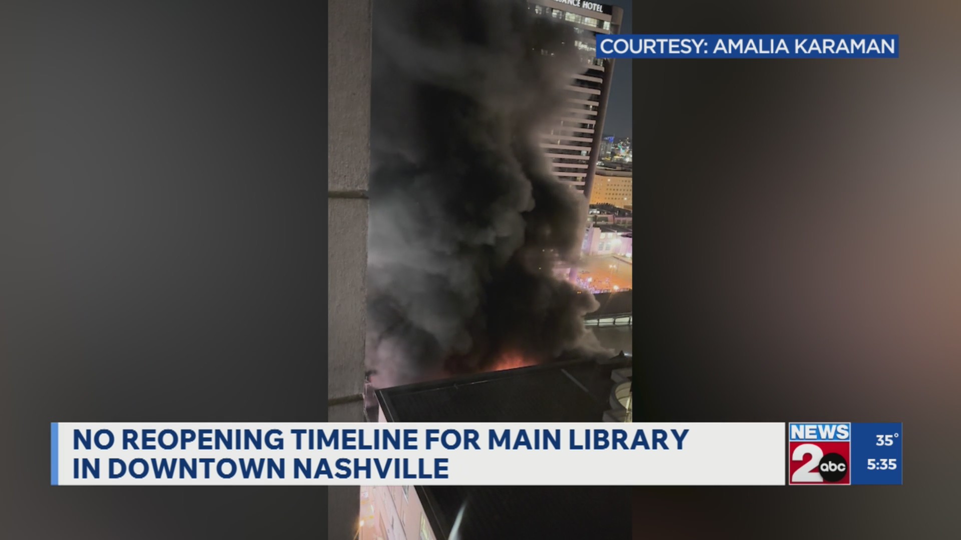 No reopening timeline for main library in downtown Nashville – WKRN News 2
