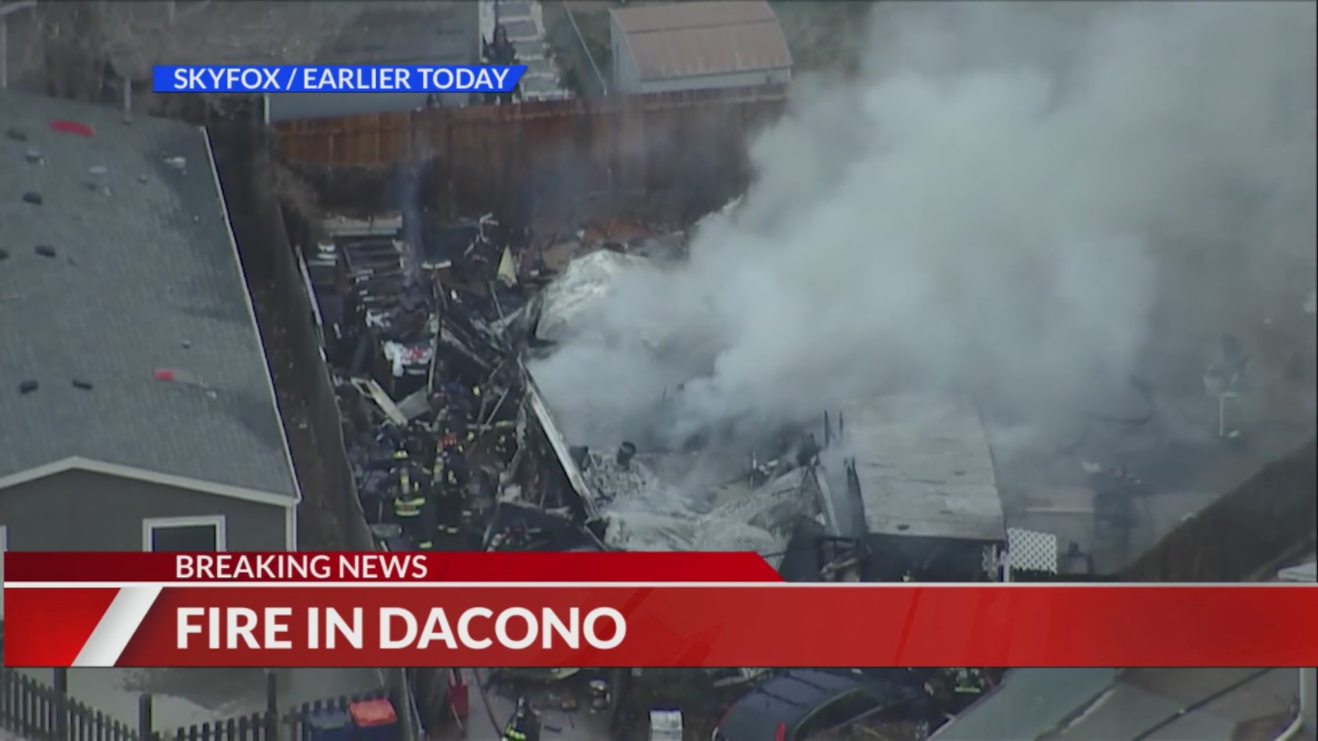 Explosion reported as home burns down in Dacono, none injured – FOX31 ...