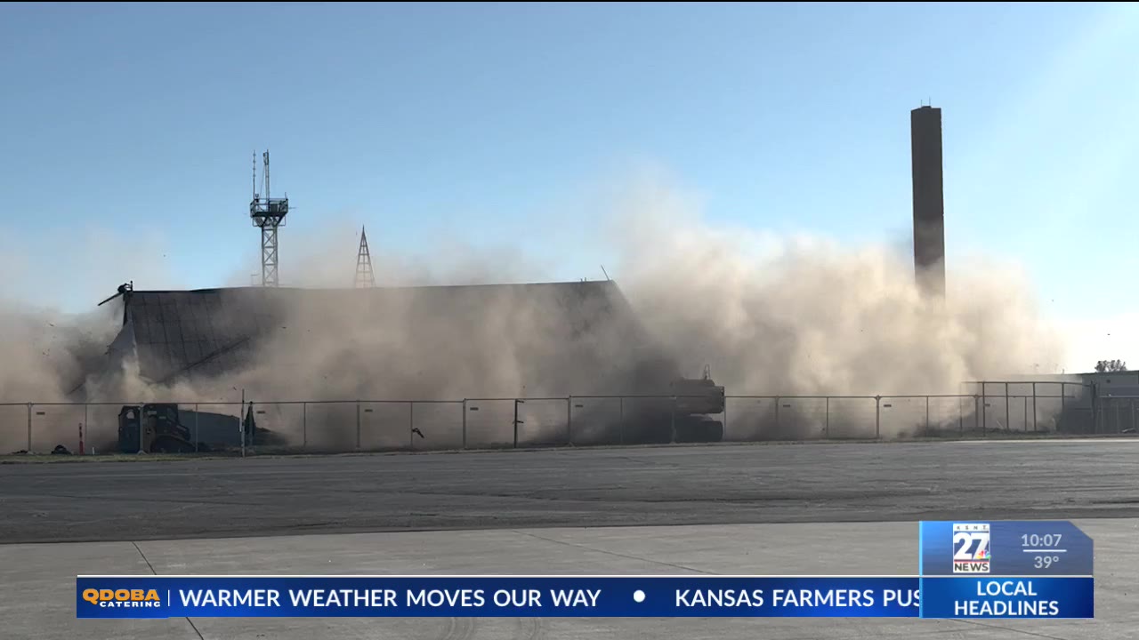 Old WWII hangar demolished at Forbes Field in Topeka – KSNT 27 News
