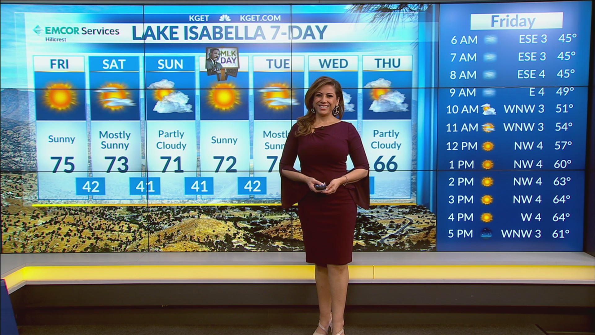Gabriela Rosales’ Bakersfield Weather Forecast – Jan. 16, 2026 – KGET ...