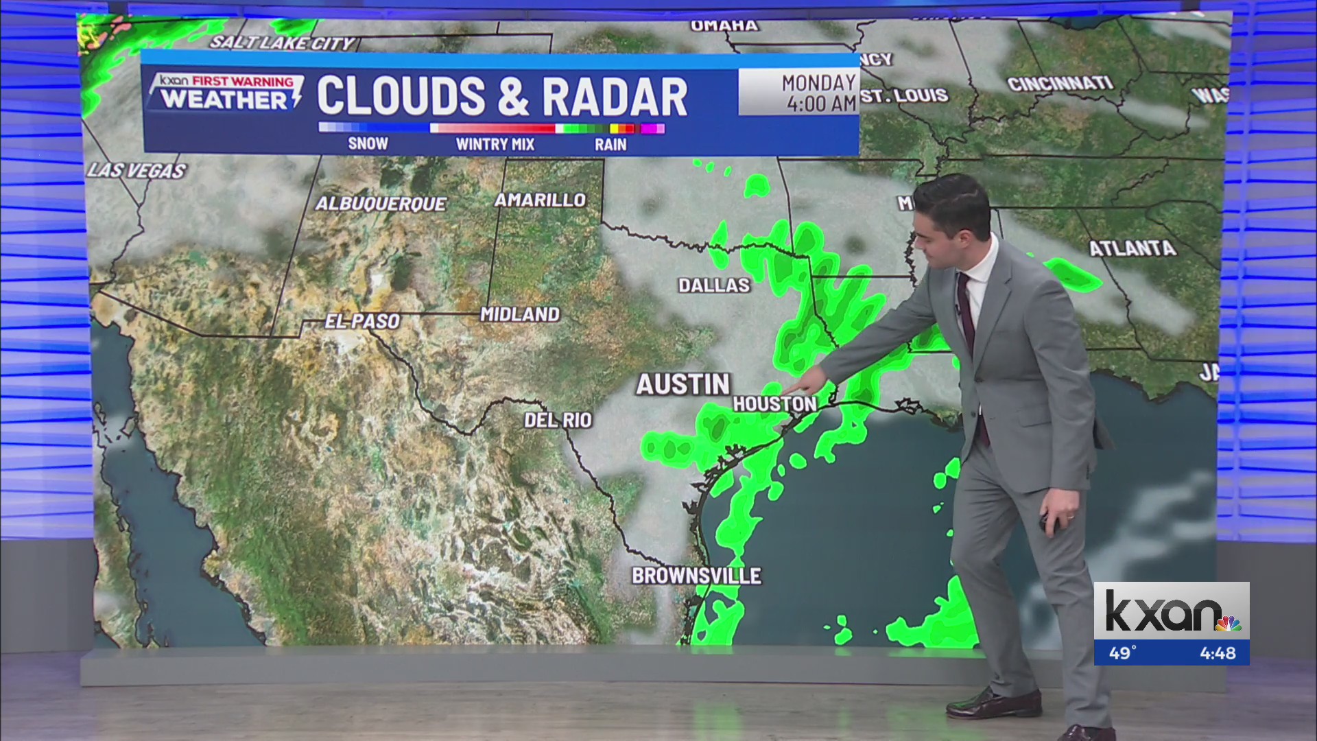 Big weekend warm up, low-end rain chances | KXAN Weather Forecast (Dec ...