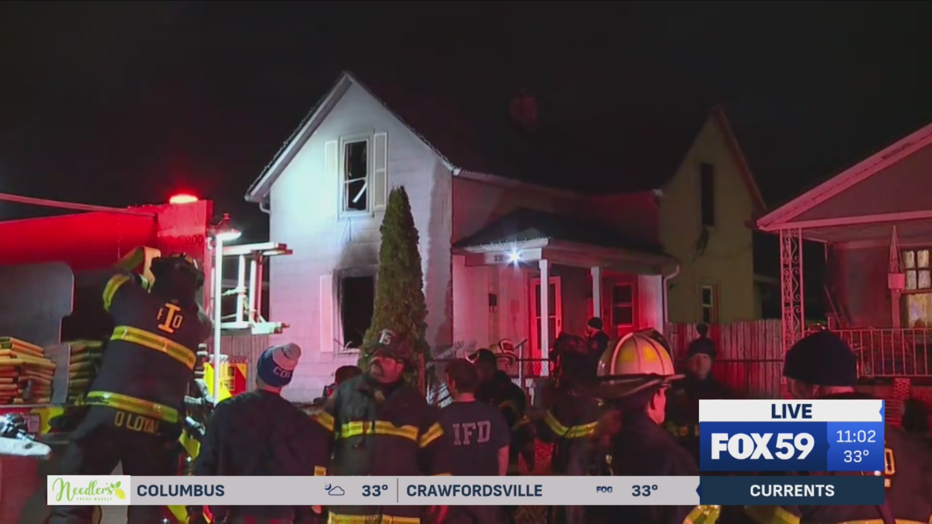 2-year-old hospitalized after southeast Indy fire – Fox 59