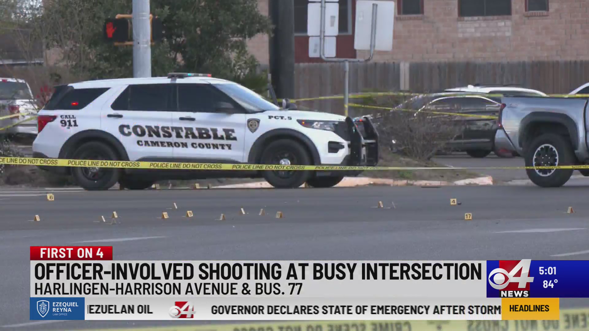 Officer-involved shooting at busy intersection in Harlingen – KVEO-TV