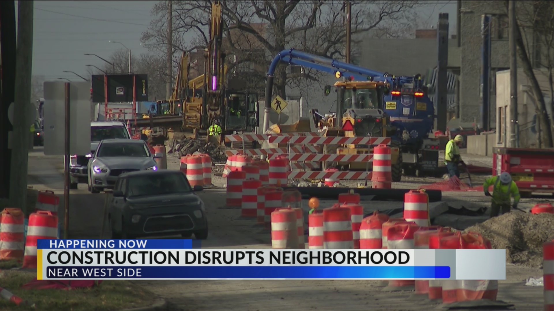 Blue Line construction thwarts West Washington Street traffic – Fox 59