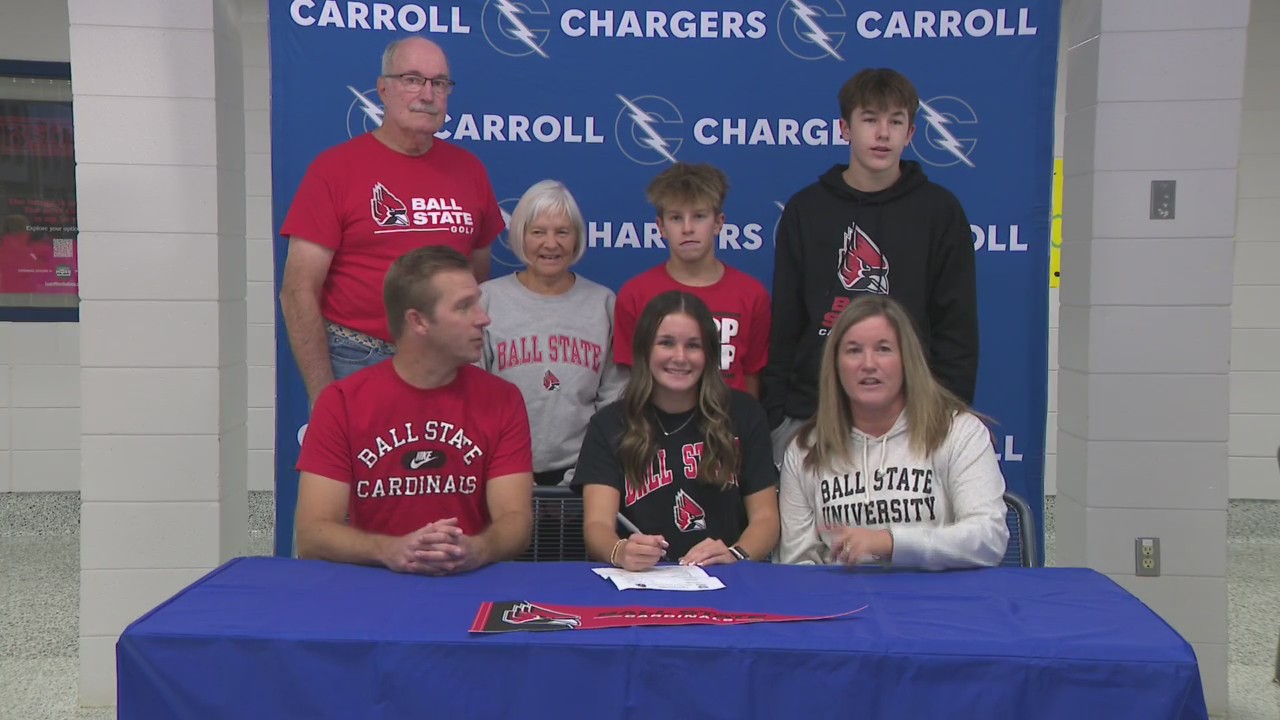 Seventeen seniors at Carroll High School sign for college, including ...