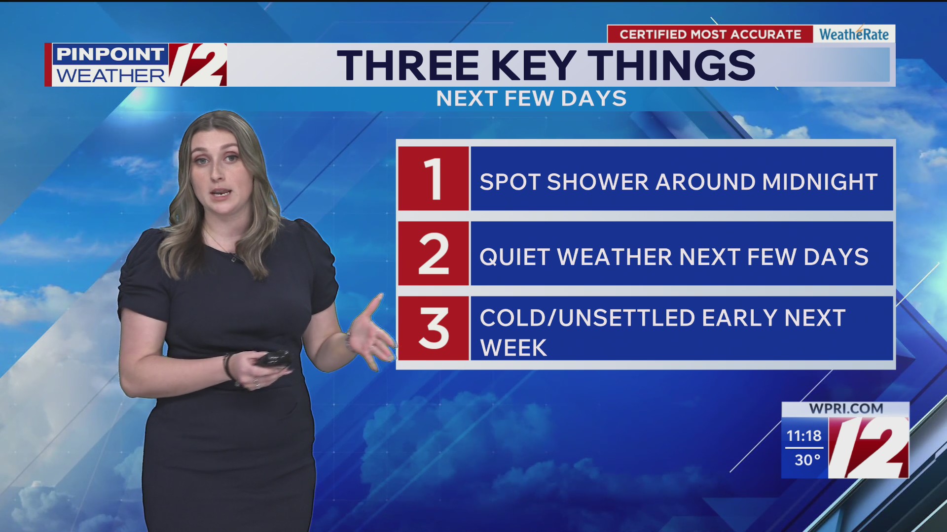 WPRI 12 Weather Forecast 2/25/26 – WPRI.com