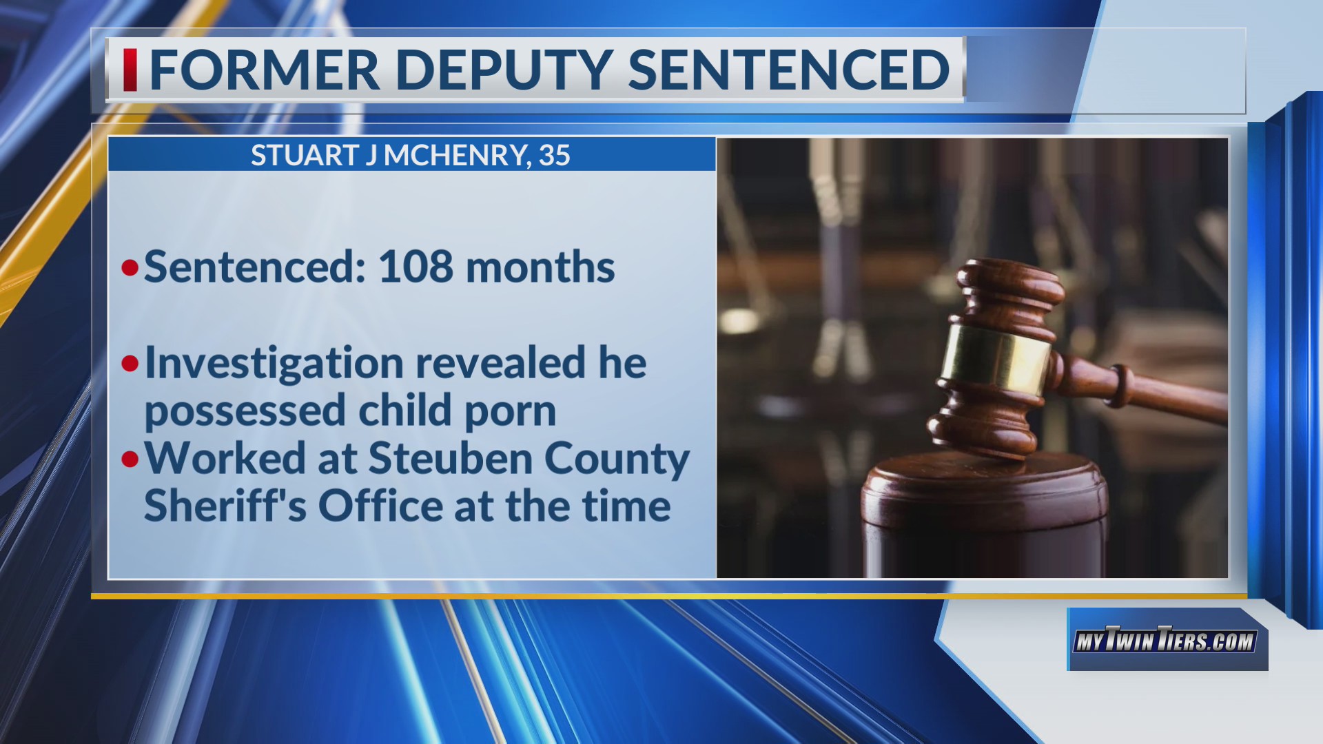 Former Steuben County Sheriff’s Deputy sentenced for possessing child ...