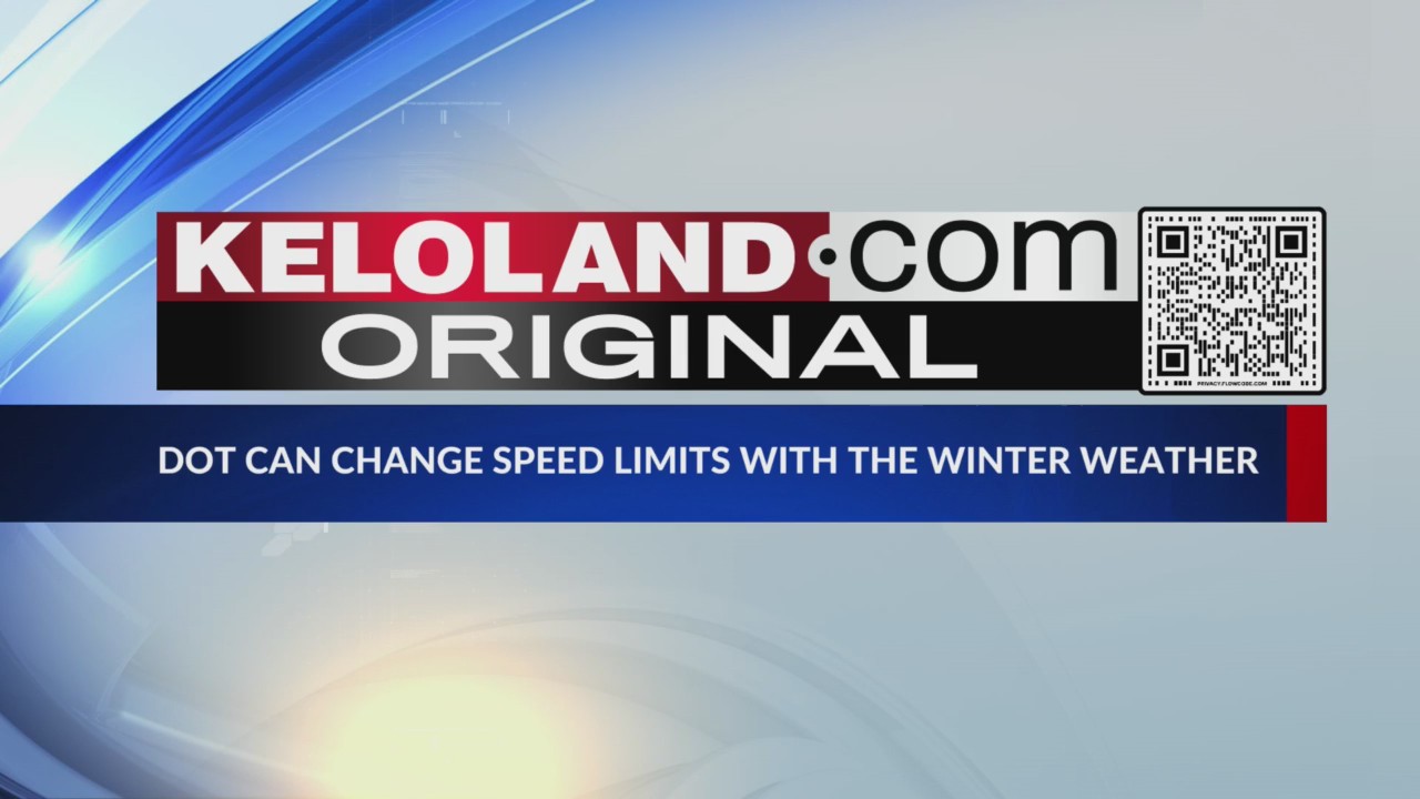DOT can change speed limits with the winter weather – KELOLAND.com