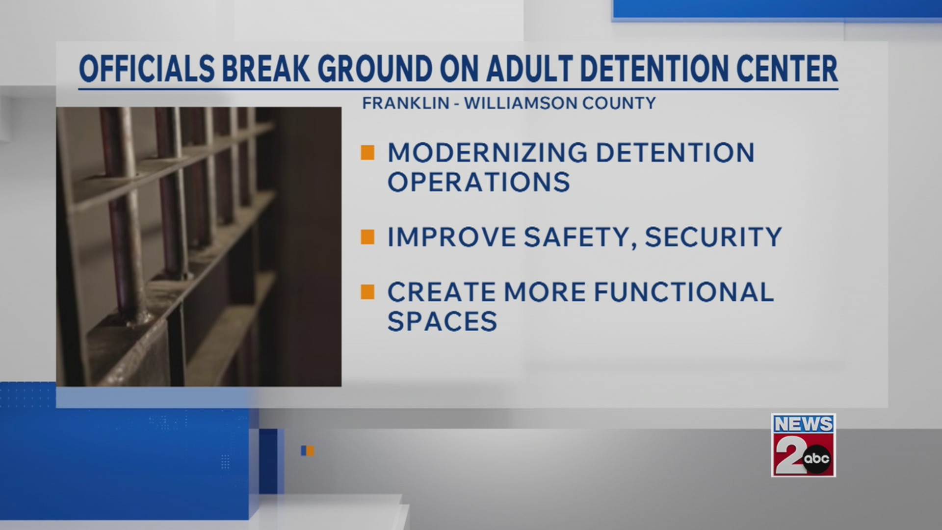 Officials break ground on adult detention center in Williamson County ...