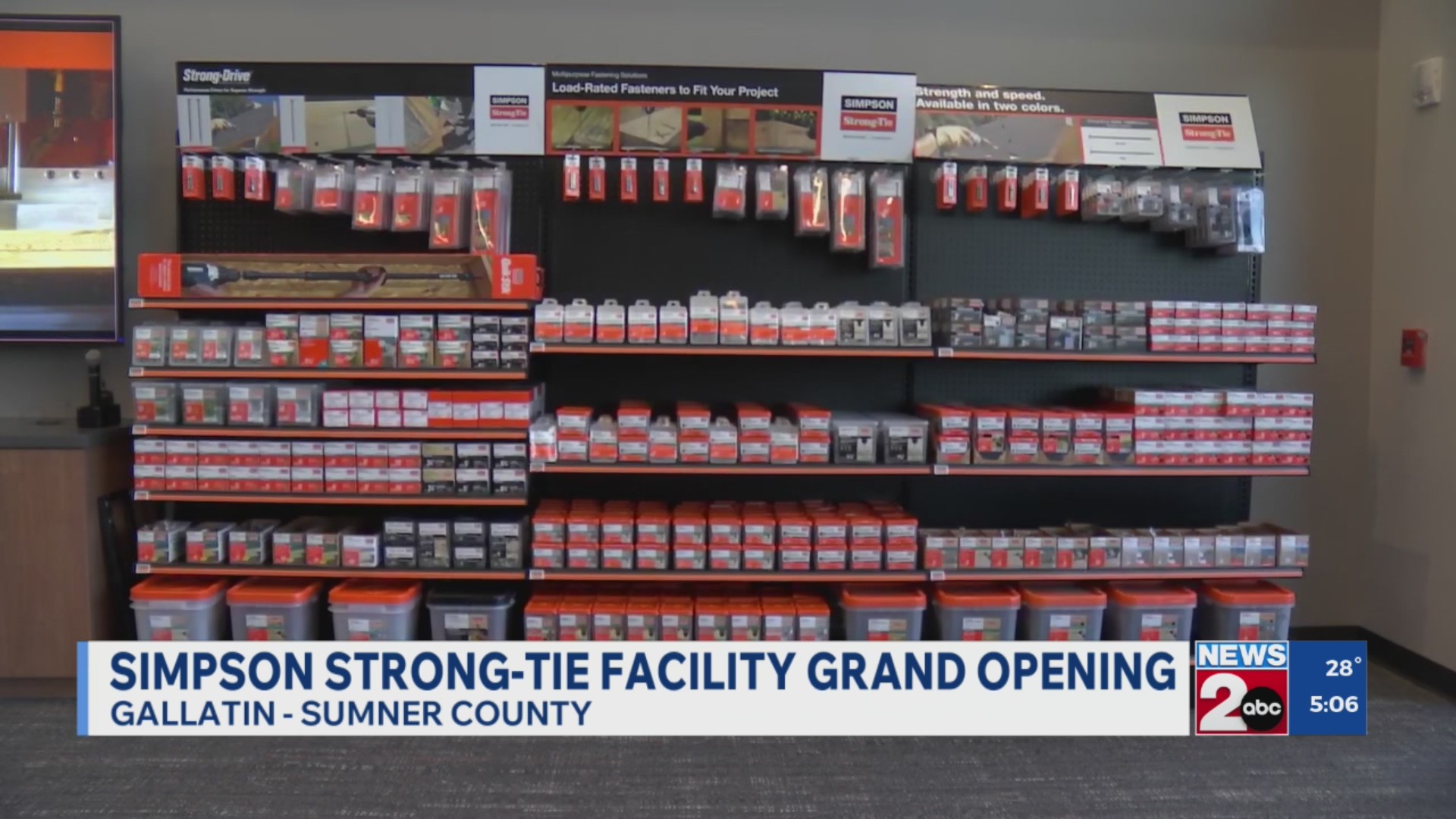 Simpson Strong-Tie facility grand opening in Gallatin, TN – WKRN News 2