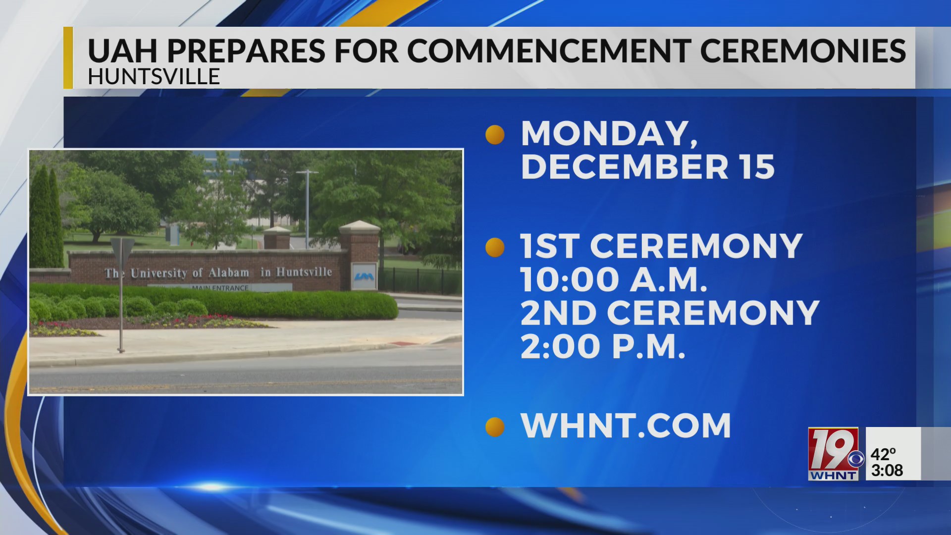 UAH prepares to award nearly 900 degrees during commencement ceremonies ...