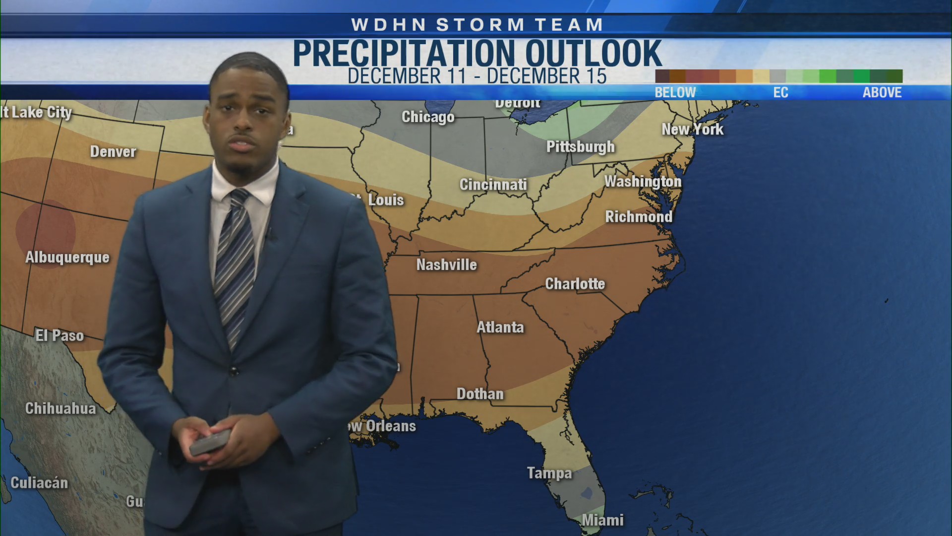 One to two more days of rain but eventually drying out – WDHN – wdhn.com