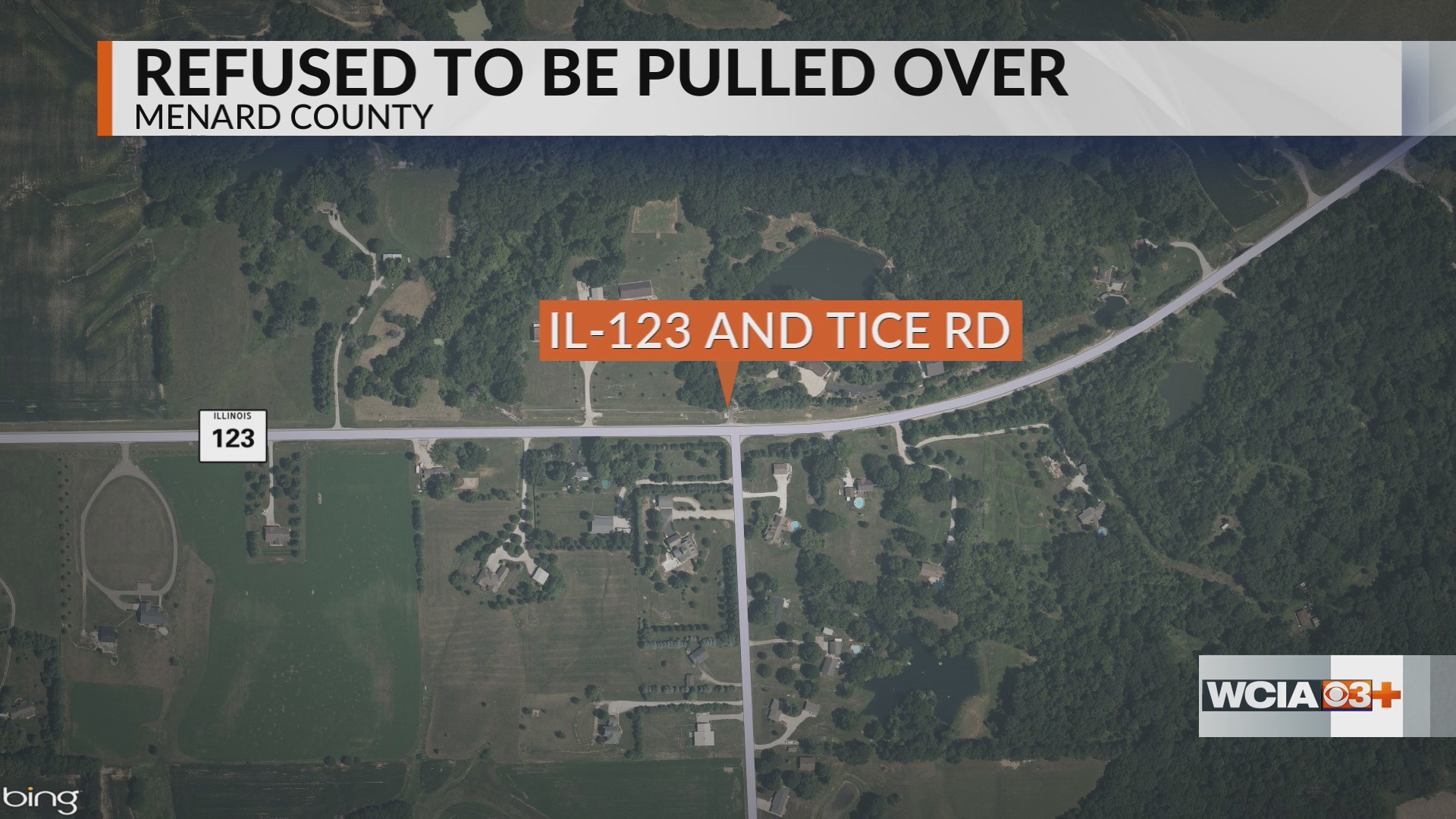 2 arrested, 1 hospitalized after chase through Menard Co. – WCIA.com