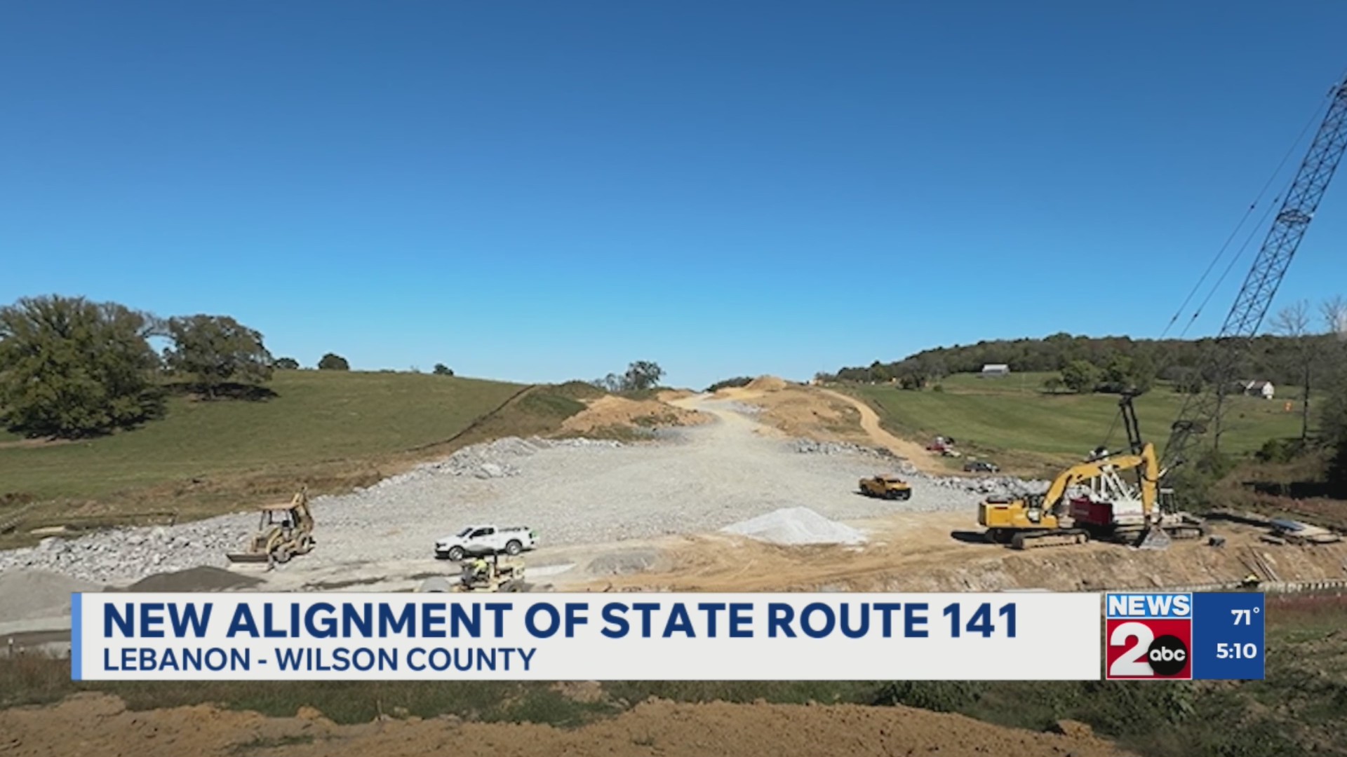New alignment of State Route 141 in Wilson County, TN – WKRN News 2