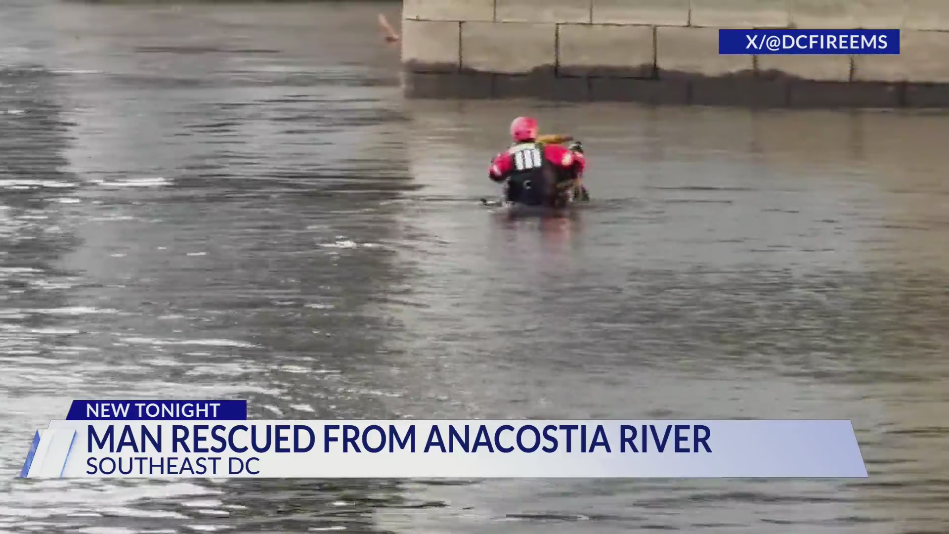 DC first responders rescue man from Anacostia River – DC News Now | DC ...