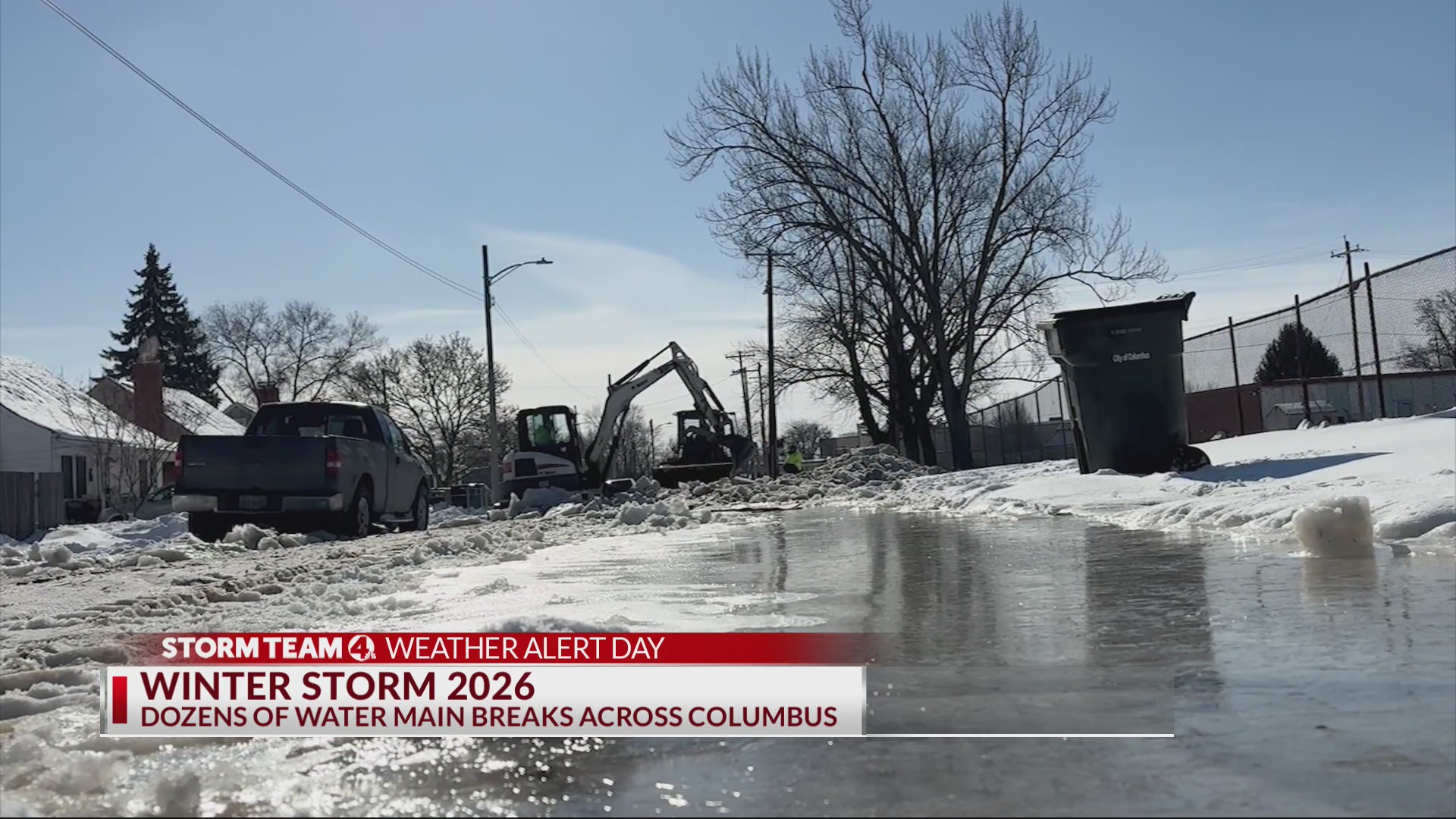 Columbus confirms 60 water main breaks after winter storm – NBC4 WCMH-TV