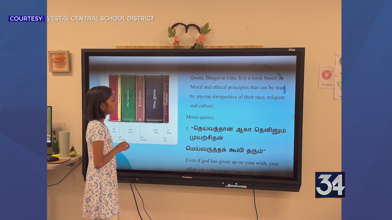 Vestal students mastering foreign language – WIVT – News 34